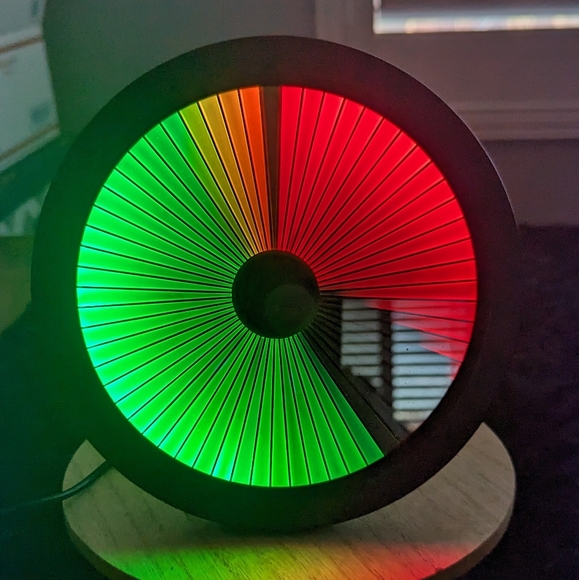 Think Geek | Wall Decor | Think Geek Led Color Spectrum Clock | Poshmark